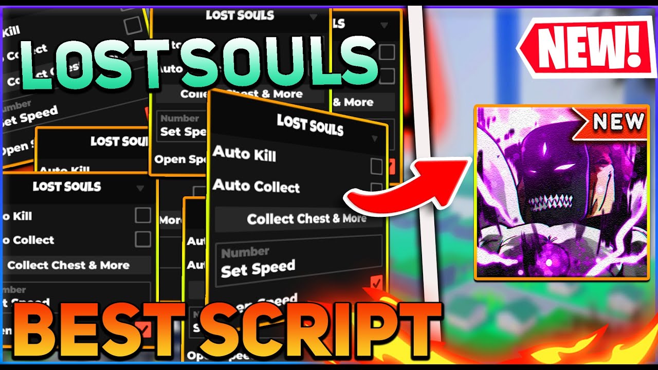 Lost Souls Script GUI / Hack (Auto Farm, Kill Aura, Auto Collect, And ...