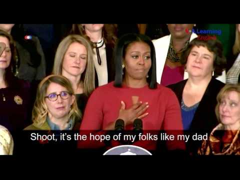 Michelle Obama: Last Official Speech as First Lady