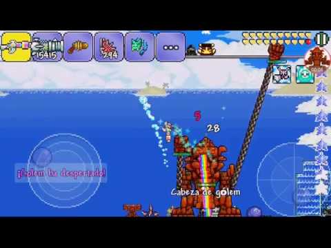 Altar de lizard invocador terraria BOSS golem - YouTube