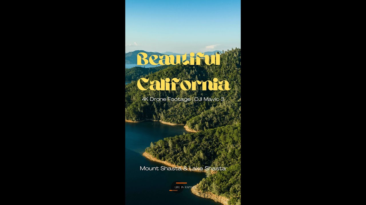 Beautiful California - Mount Shasta & Lake Shasta | 4K Drone Footage ...