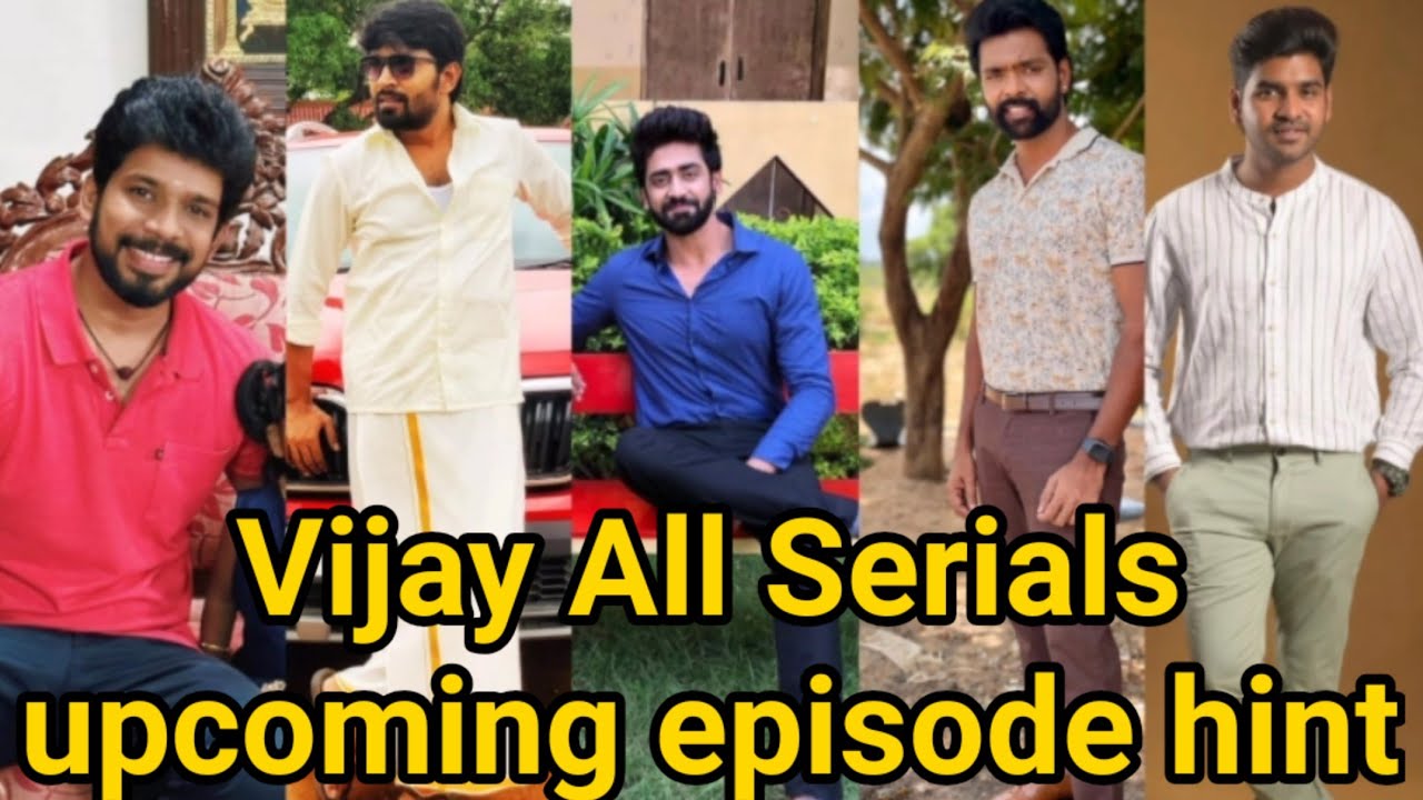 Vijay All Serials upcoming episode hint - YouTube