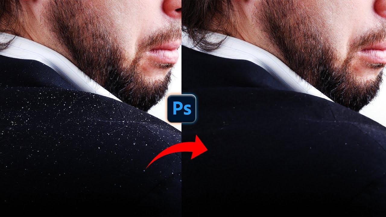 How To Remove Dust Or Dandruff In Adobe Photoshop | Remove Dust And ...