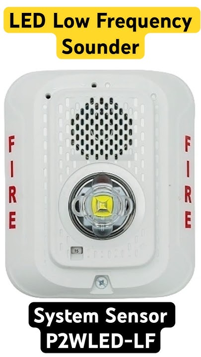 System Sensor LED L-Series Low Frequency Sounder concept design sneak ...