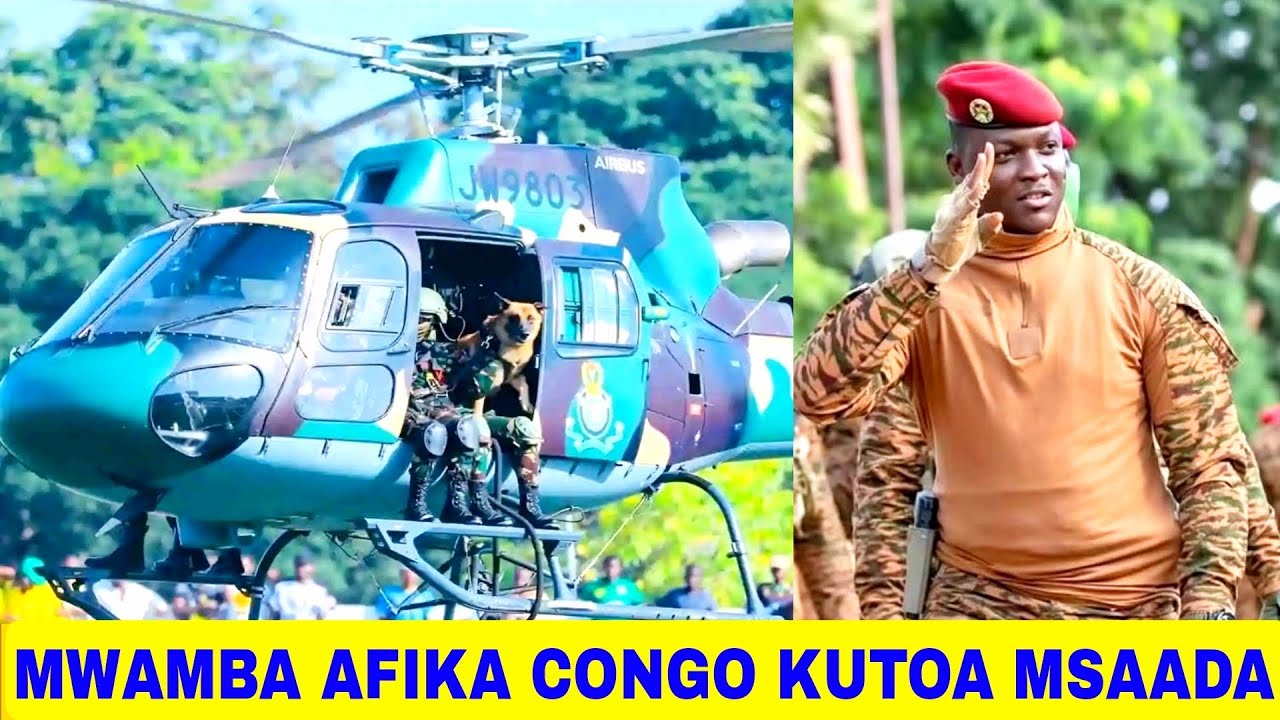 RAIS WA BURKINA FASO AFUNGUKA KUPAMBANA NA WAHALIFU WA CONGO(M23) - YouTube