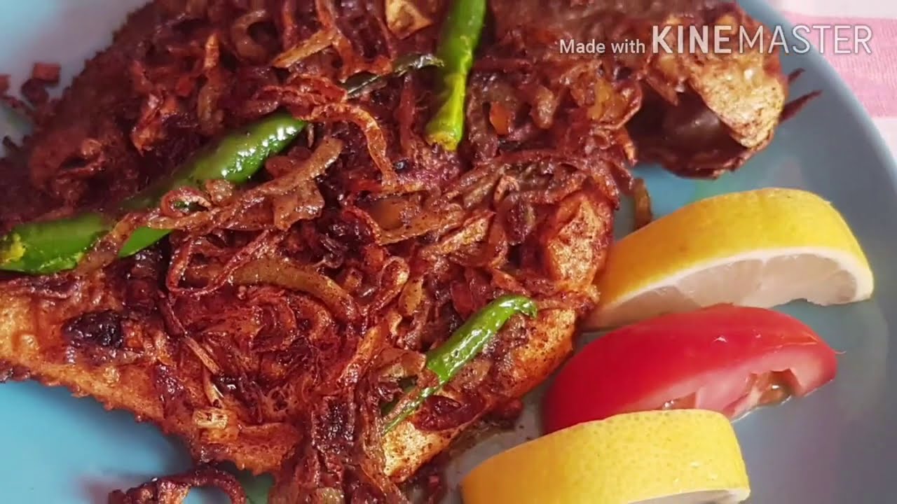 ভিষন মজার রূপচাঁদা মাছের দোপেঁয়াজি | Pomfret Fish Fry recipe ...