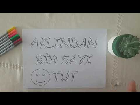Aklından Bir Sayı Tut #ilkokul #matematik #eglenceli #kolaymatematik