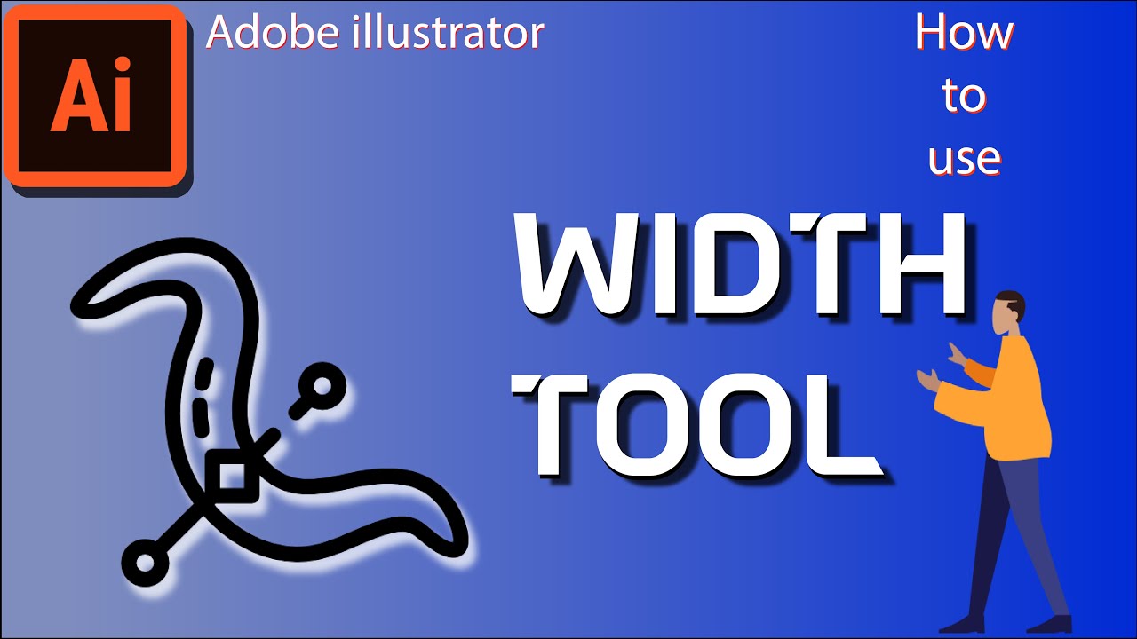 Width Tool Illustrator Tutorial Youtube