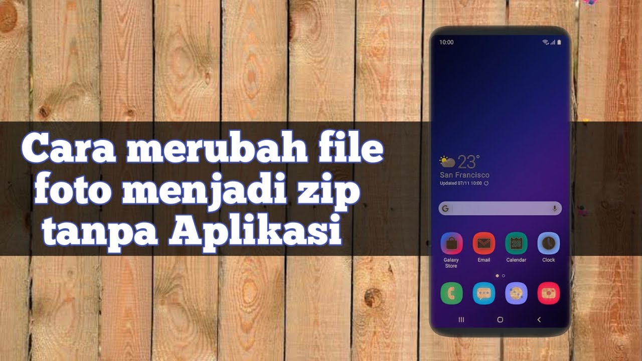 cara merubah file foto menjadi zip - YouTube