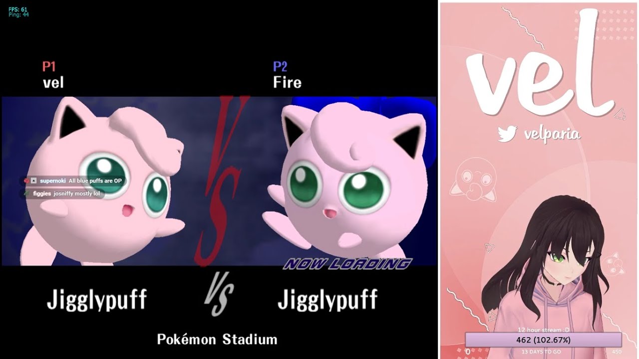 Fire (Jigglypuff) vs Velparia (Jigglypuff) - YouTube