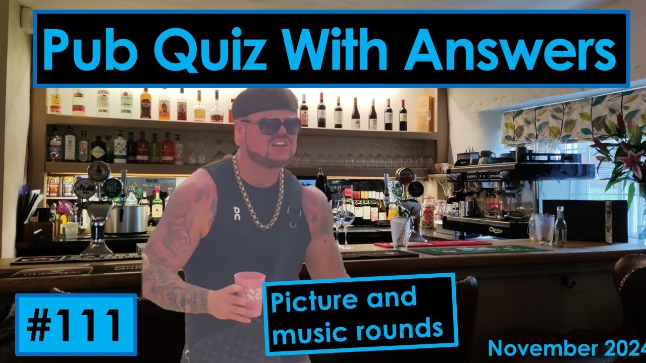 #111 PUB QUIZ. Music, picture and connection rounds - YouTube