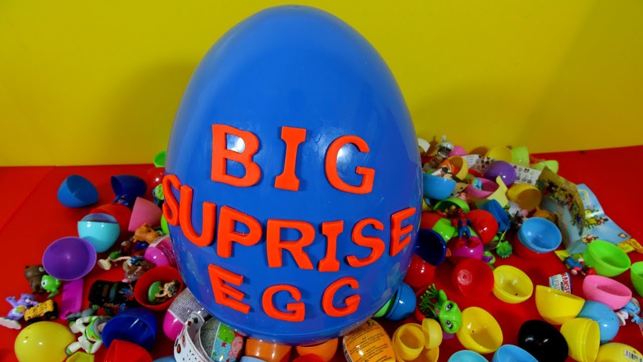 Open Big Egg Surprise Videos for Kids Opening Big Surprise Eggs with ...