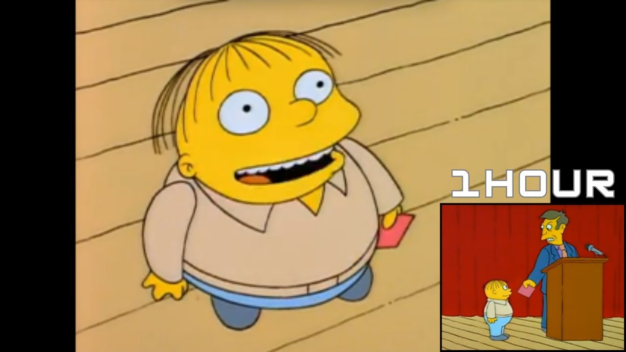 ¿Qué voy mal en lengua? Eso no posible es! Ralph Wigun - Los Simpsons ...