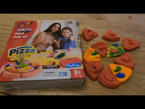 Play dough Pizza set- pretend play video for kids - YouTube