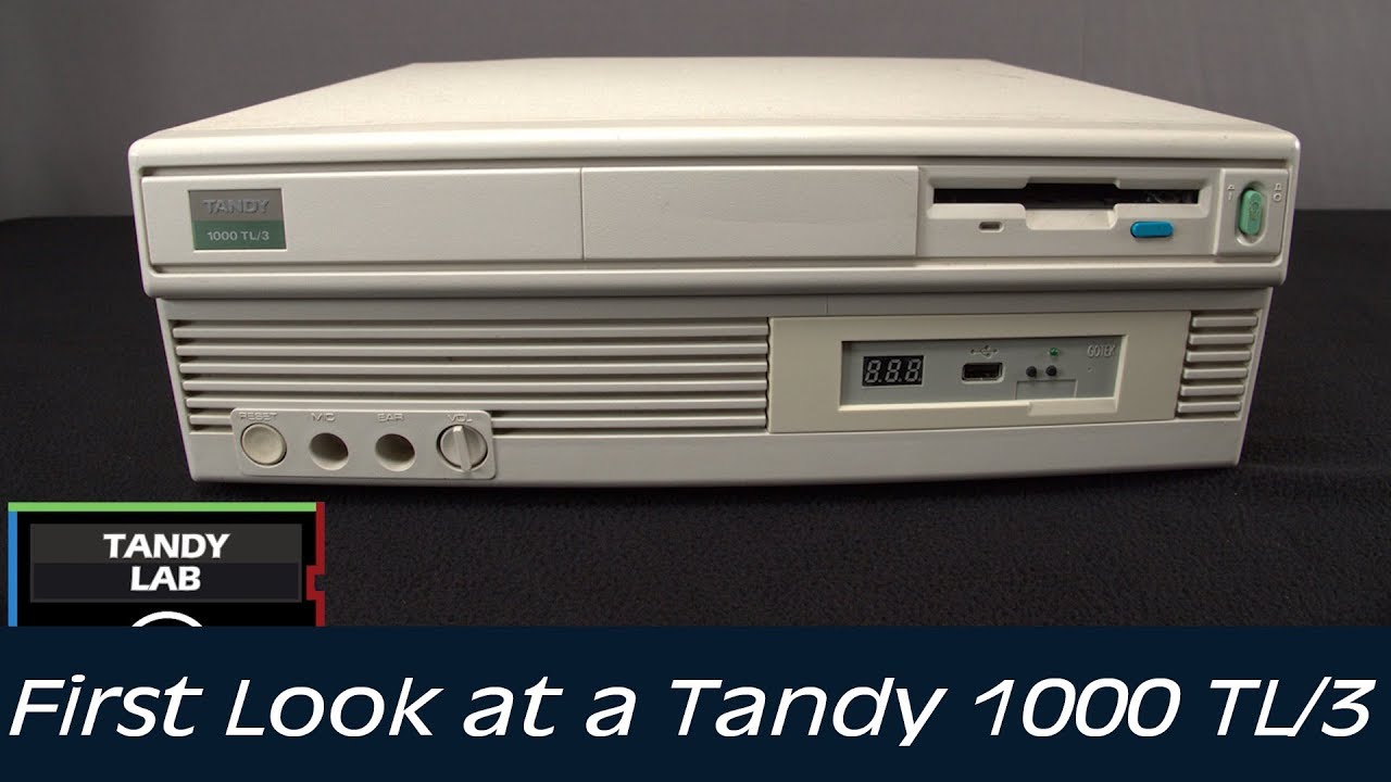 A Modern Tandy 1000 TL/3? - Tandy Lab First Look - YouTube