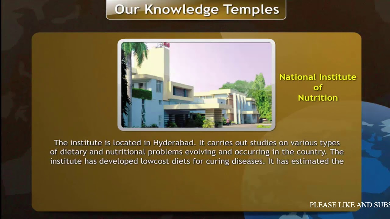 National Institute Of Nutrition || information - YouTube