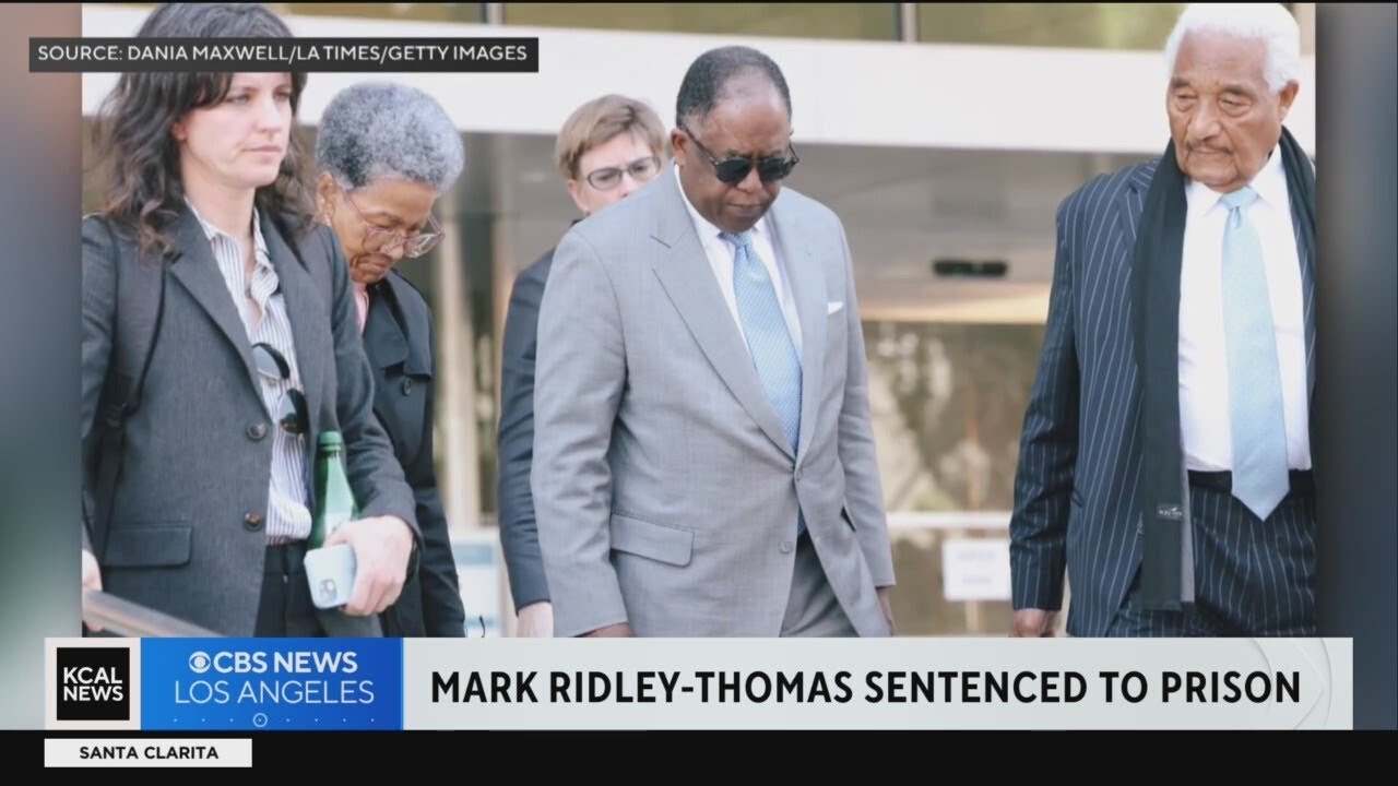 Disgraced L.A. County supervisor Mark Ridley-Thomas sentenced to more ...