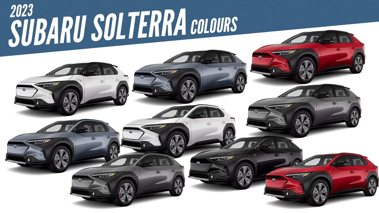 2023 Subaru Solterra - All Color Options - Images | AUTOBICS - YouTube