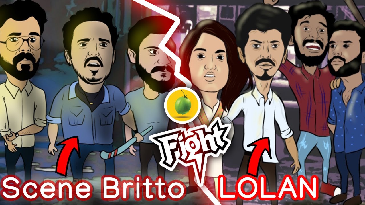 Karikku Scene Britto Team and🔥 Lolan team Fight | George Shambu Shibu ...
