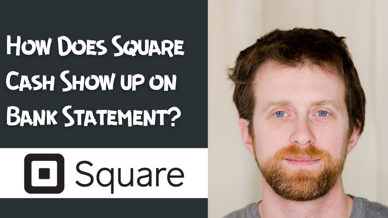 How Does Square Cash Show up on Bank Statement - YouTube
