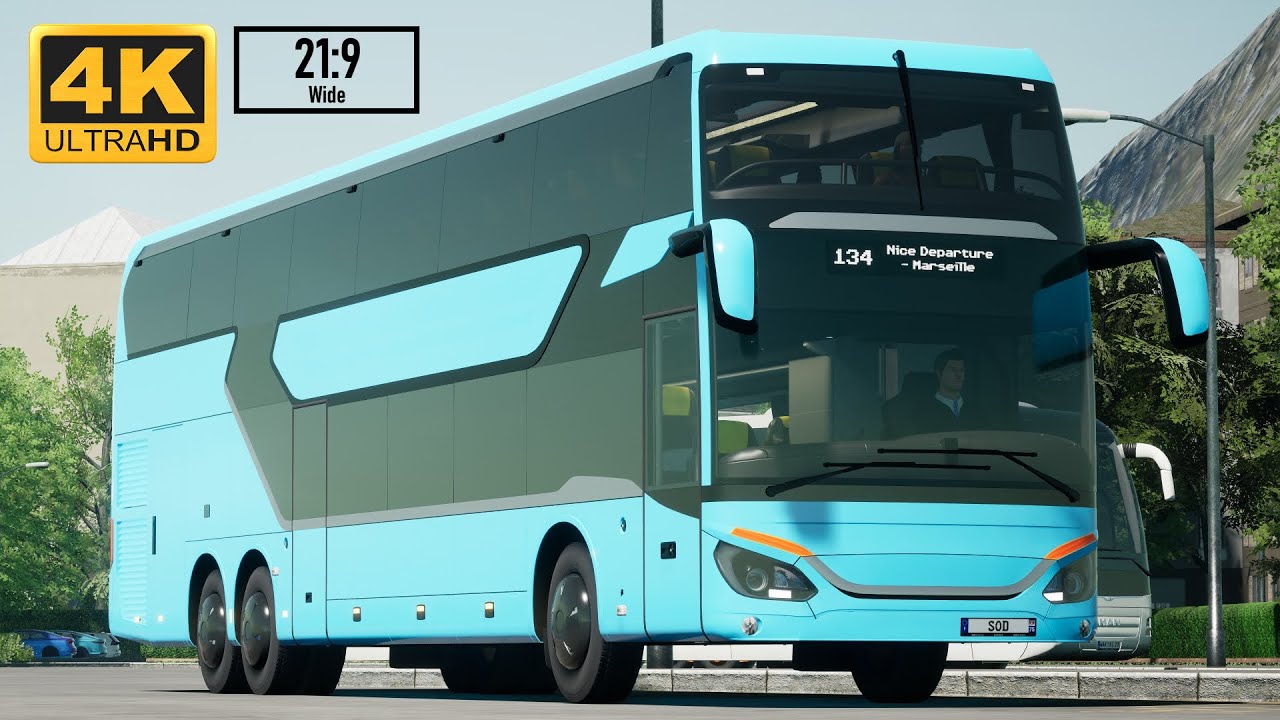 Fernbus Simulator - Setra TopClass S 531 DT - Grenoble To Nice Côte d ...