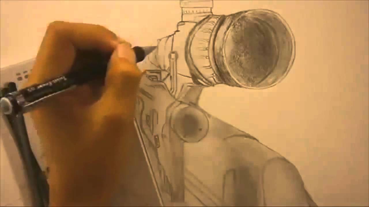 Amazing Dragunov Speed Drawing! - YouTube