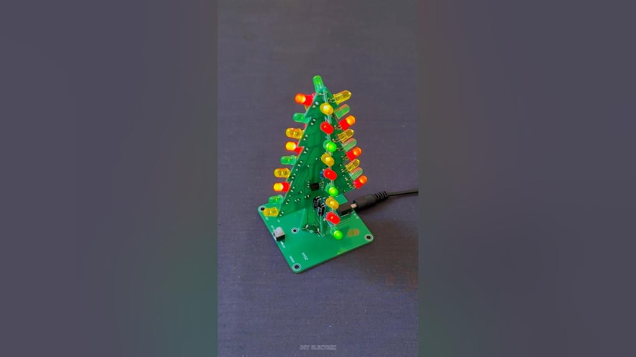 LED Christmas Tree | DIY Christmas tree | Electronic Projects - YouTube