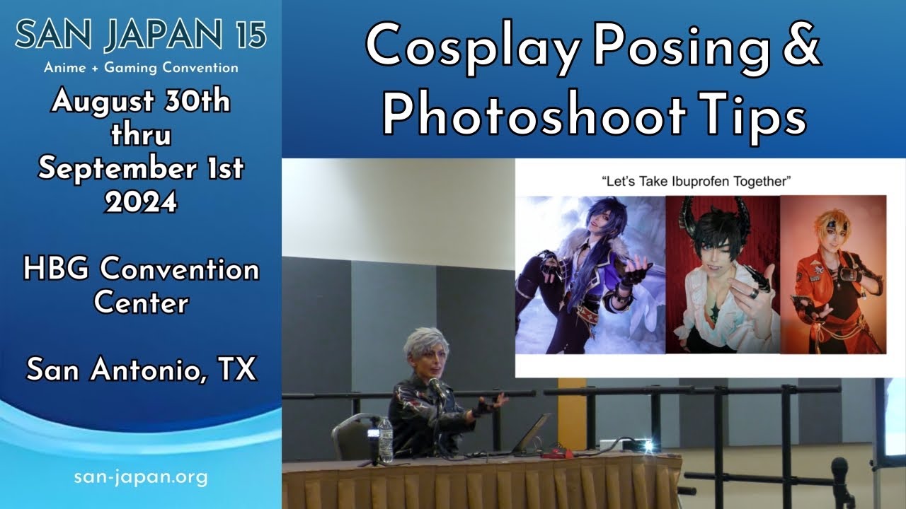 Cosplay Posing & Photoshoot Tips - San Japan 15 (2024) - YouTube