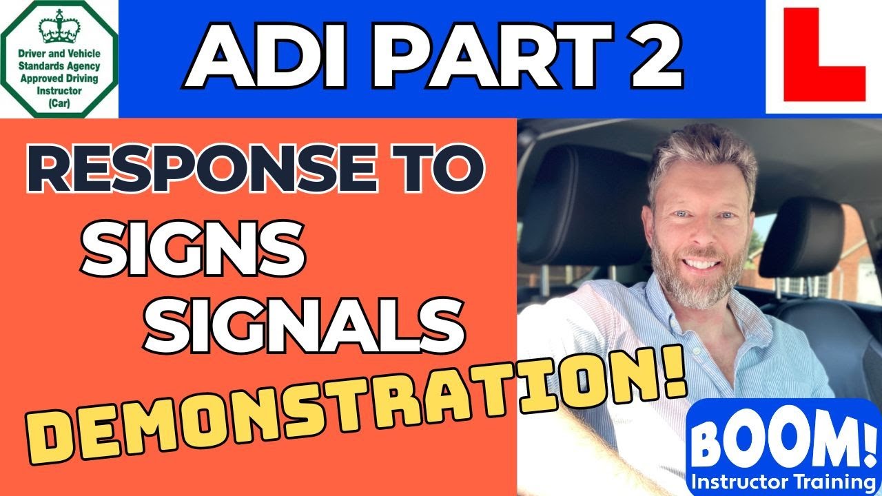 PDI tutorial: How to respond to signs/signals (Part 2 test advice ...