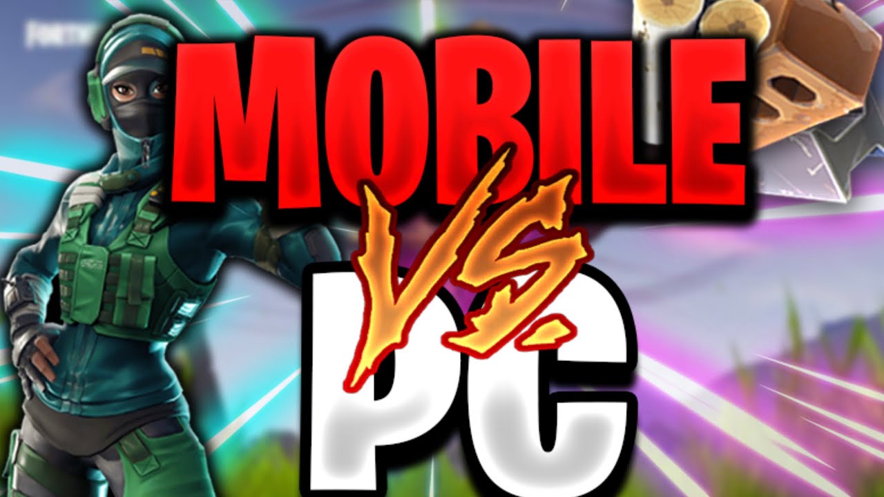 FORTNITE MOBILE VS PC [eM Yami] COMPILATION - YouTube