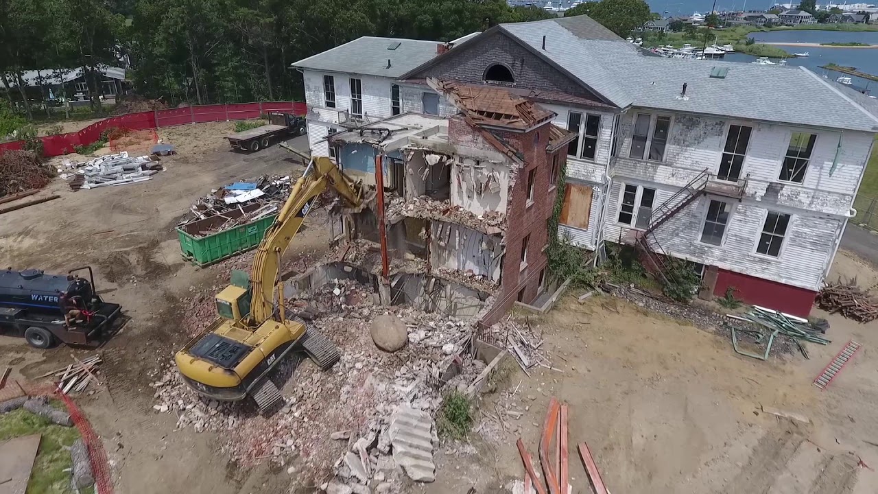 1938 Brick Building Demolition Timelapse - YouTube