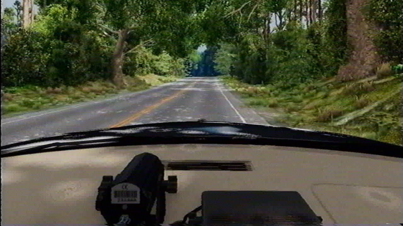The new police car's test drive video! (01.10.1994) - YouTube