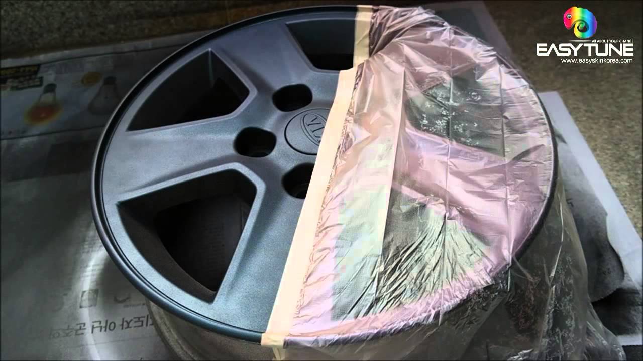 스프레이 랩핑 이지스킨 휠코팅, 휠복원. Spray wrapping easyskin, wheel restoration ...