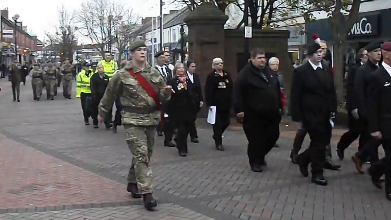Rememberance Parade, Ashington 2015 - YouTube
