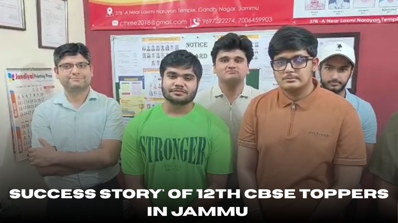 Success story' of 12th CBSE toppers in Jammu | Greater Jammu - YouTube