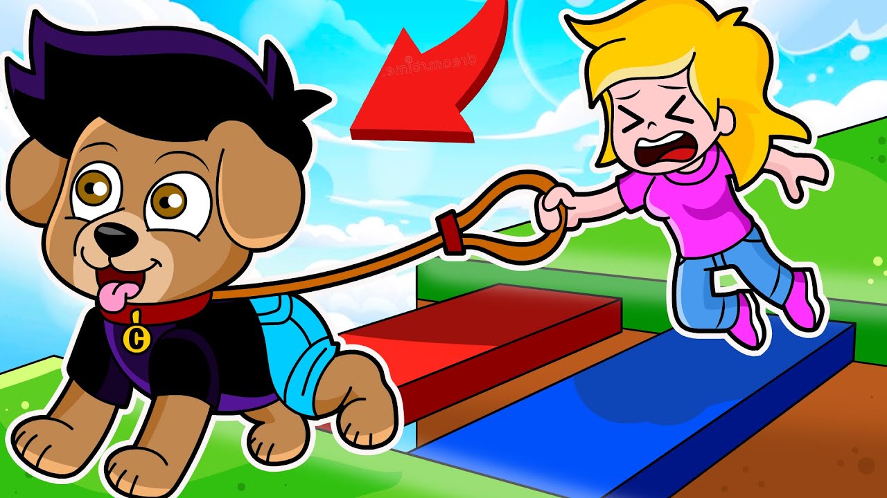 MI NOVIA ME PASEA COMO PERRO en ROBLOX 🐶 DOG WALK 2 PLAYER OBBY ROBLOX ...
