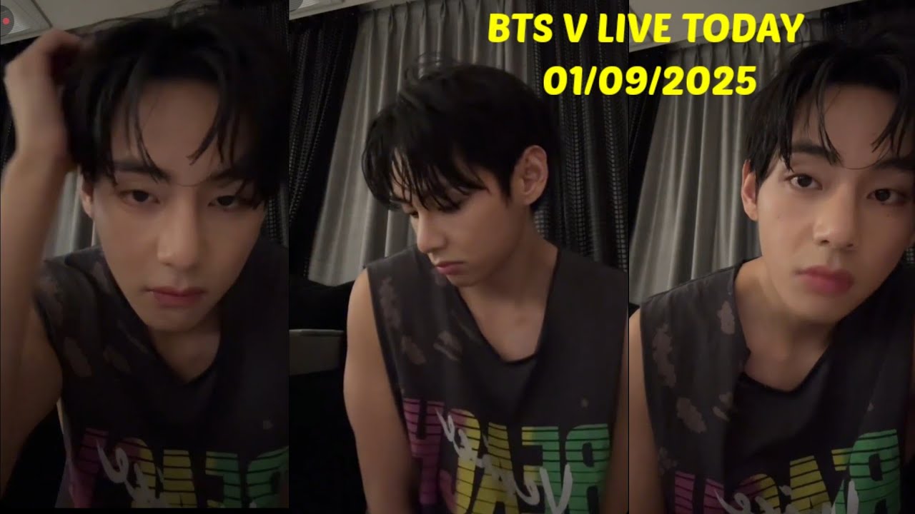 Bts V Live Today 😍😍 - YouTube