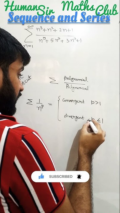 Polynomial upon Polynomial|| Infinite Series & Sequence Convergence Super Tricks| CSIR NET ...