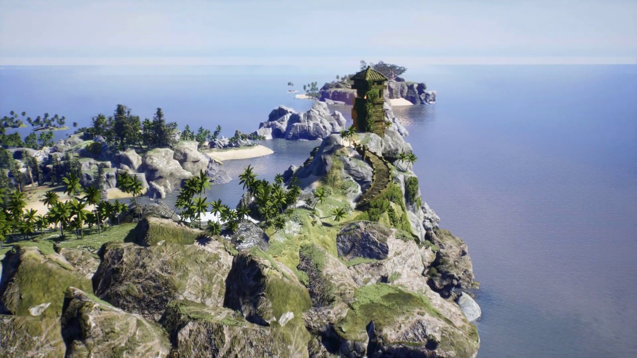 Tomb Raider type game - Level Design - Island - YouTube