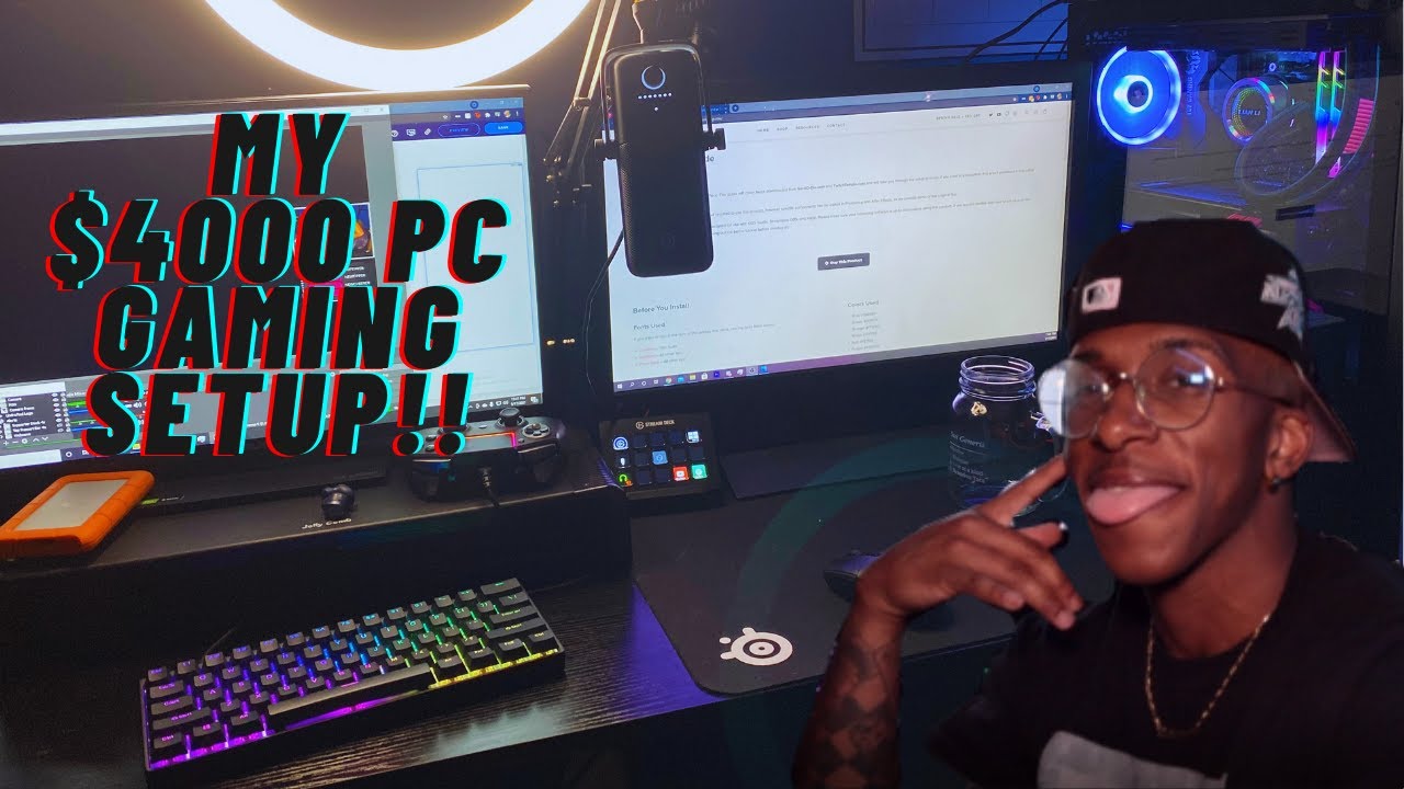 MY $4000 PC GAMING SETUP!! - YouTube