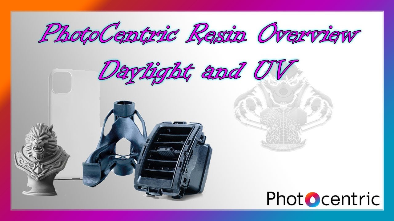 Photocentric Resin overview - YouTube