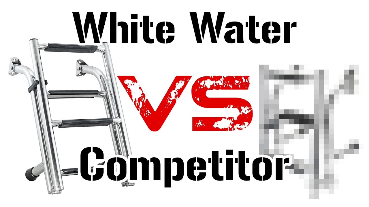 White Water Transom Ladder vs. Competition! - YouTube