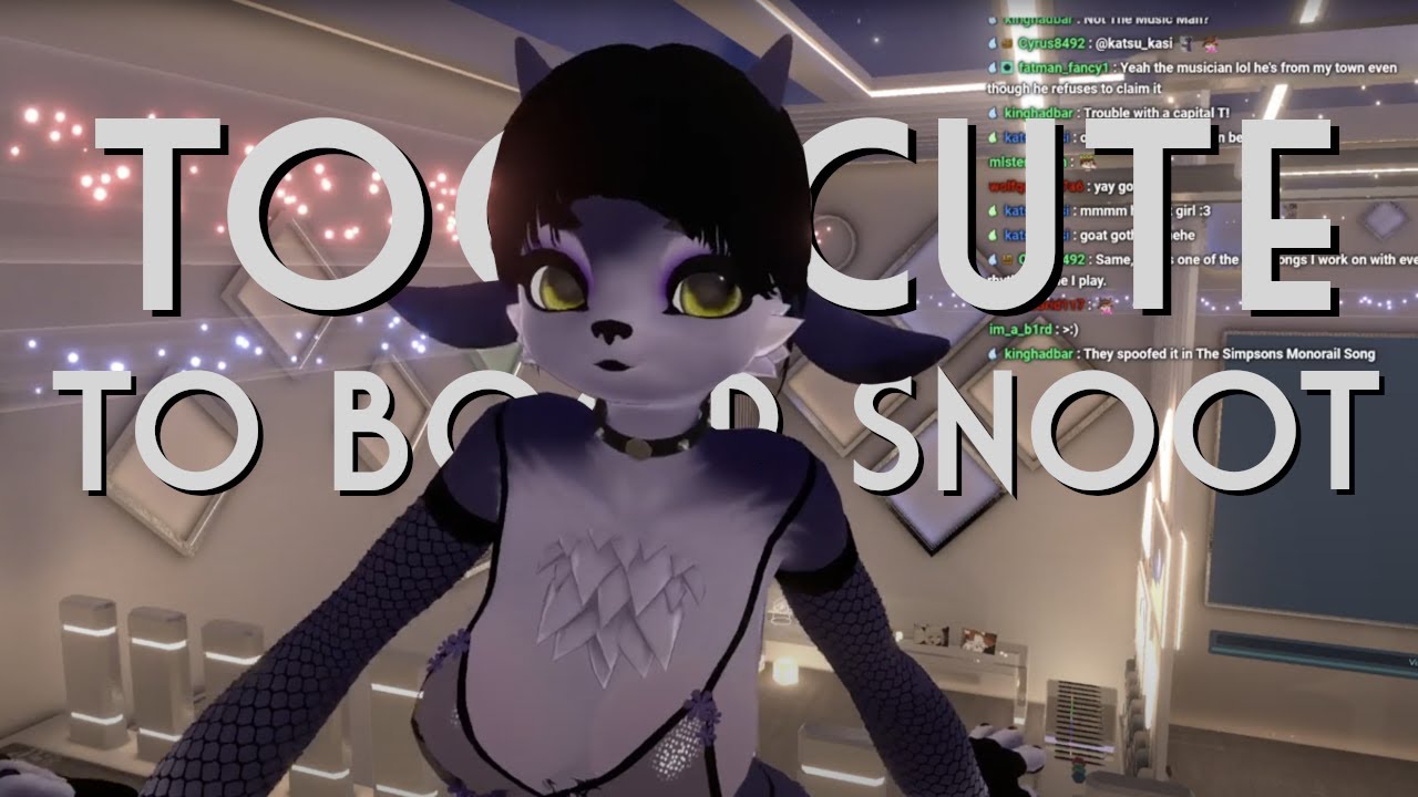 VRChat Twitch Stream: Too cute to boop snoot. - YouTube