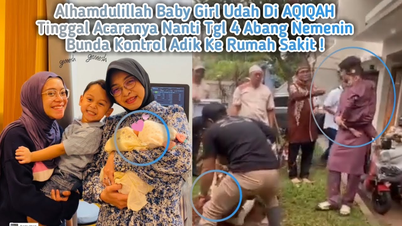 baby girl udh di aqiqah ! abang l nemenin bunda kontrol adik kerumah sakit ! lesti rizky billar ...
