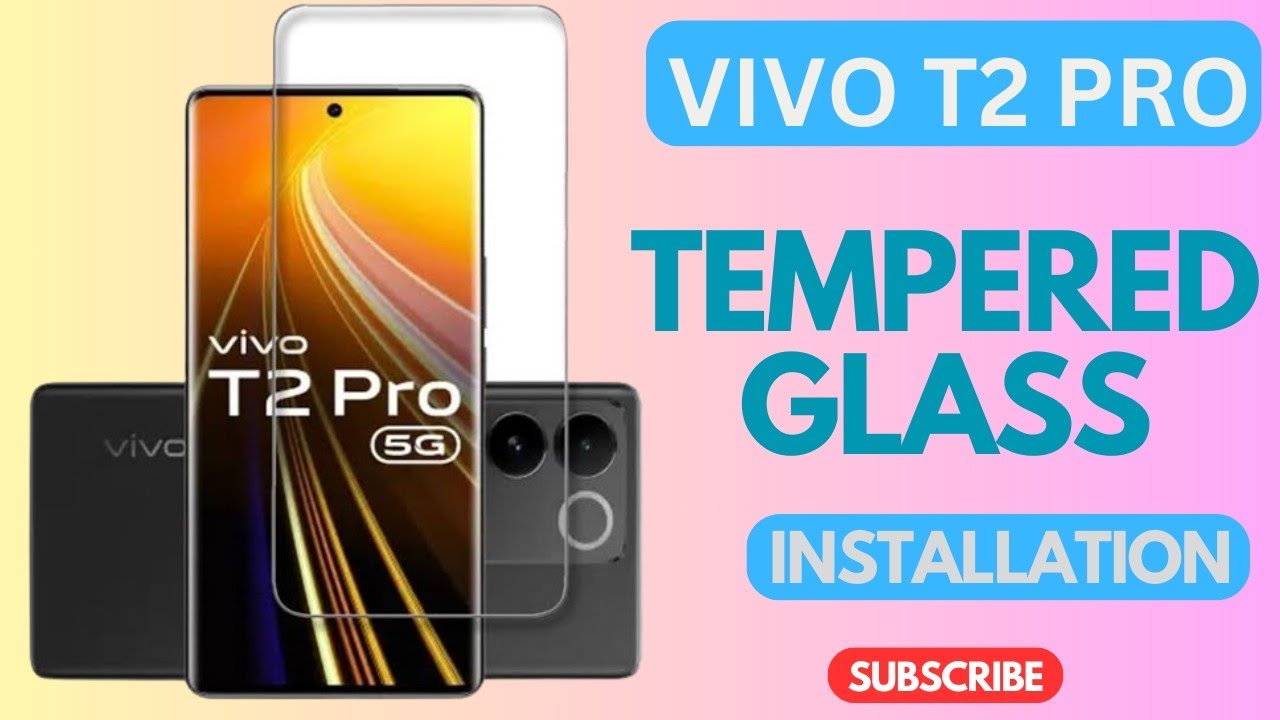 VIVO T2 PRO UV TEMPERED GLASS | BEST tempered glass | how to apply ...