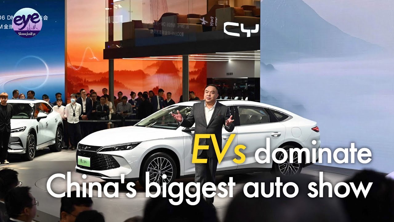 278 EV and hybrid models including BYD brands debut at Beijing Auto Show, China’s biggest - YouTube