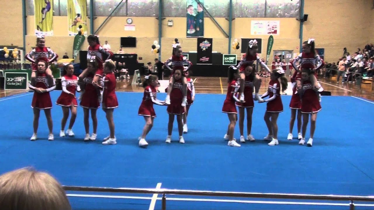 NRG Fireworks Stunt Routine Cheerleading - YouTube