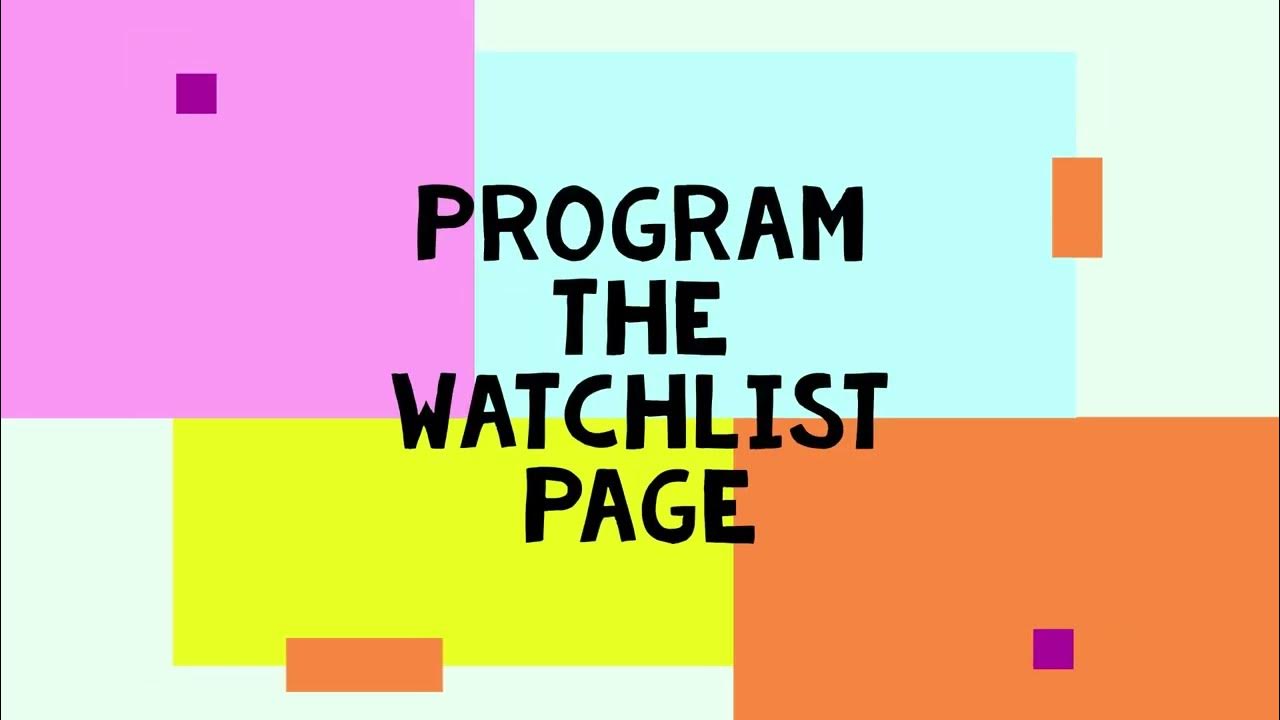 web task 25 | E-commerce Application | Program the watchlist page | Java institute - YouTube