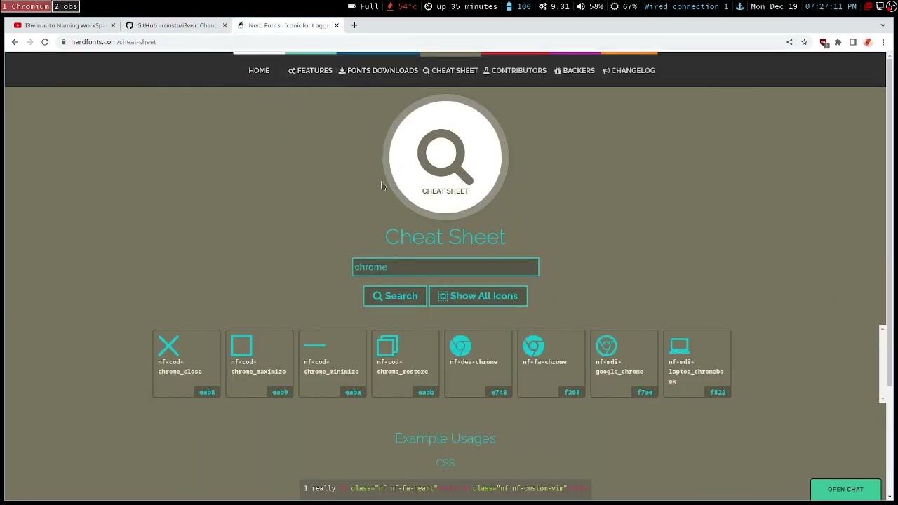 i3wsr - autoname i3wm workspace based on its contents. - YouTube