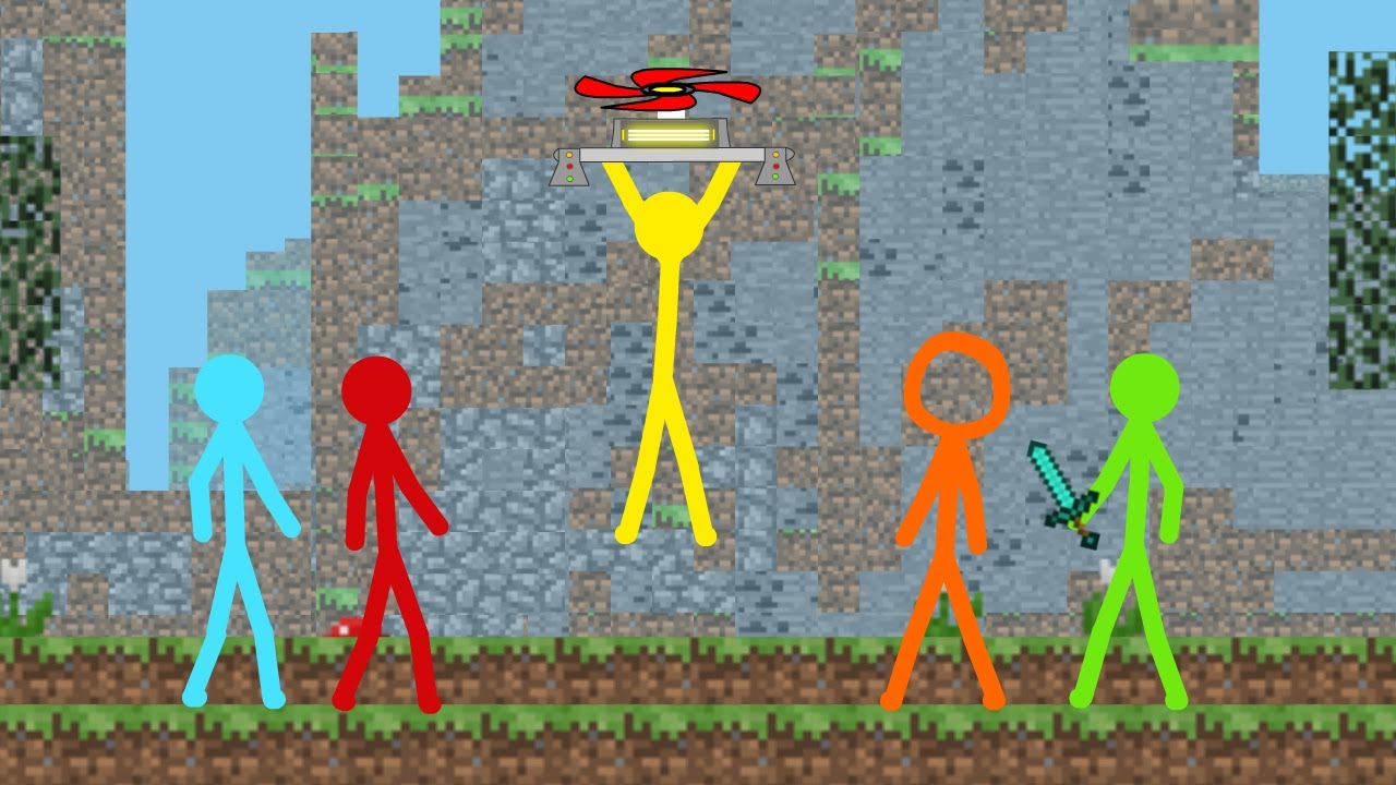 DRONE - Stickman VS Minecraft | Ep 6 | ⁠Axis Animation - YouTube