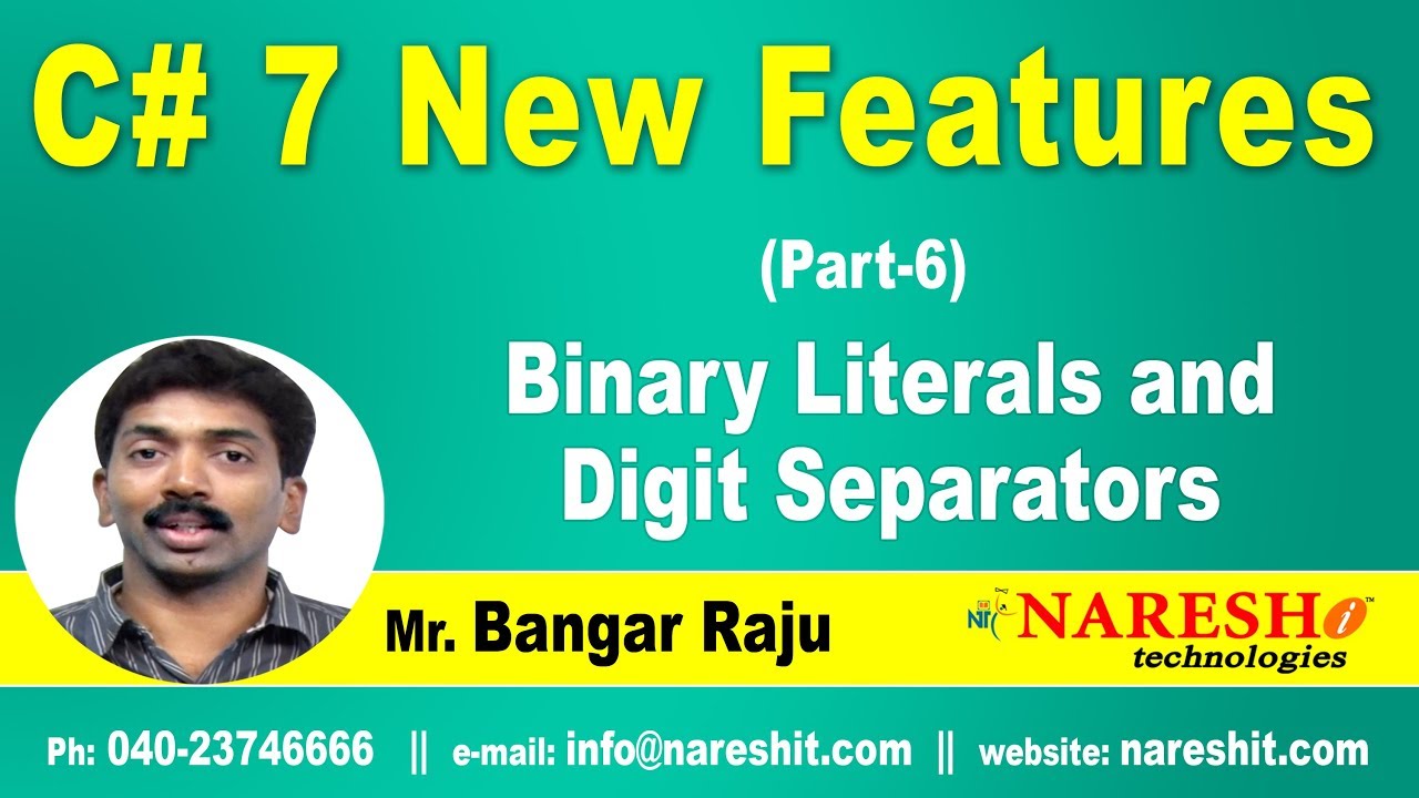 Part 6 New Features Of C 7 Binary Literals And Digit Separators C